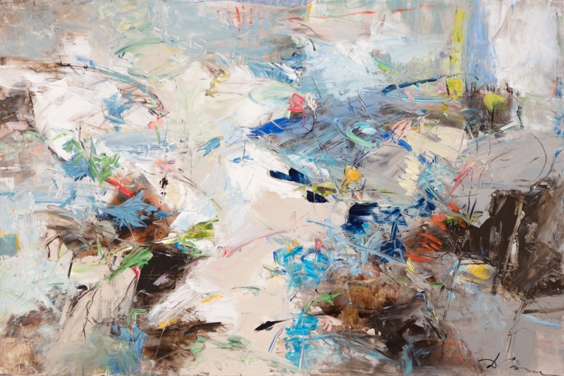 Dominique Caron Painting Scans for high-resolution digital files