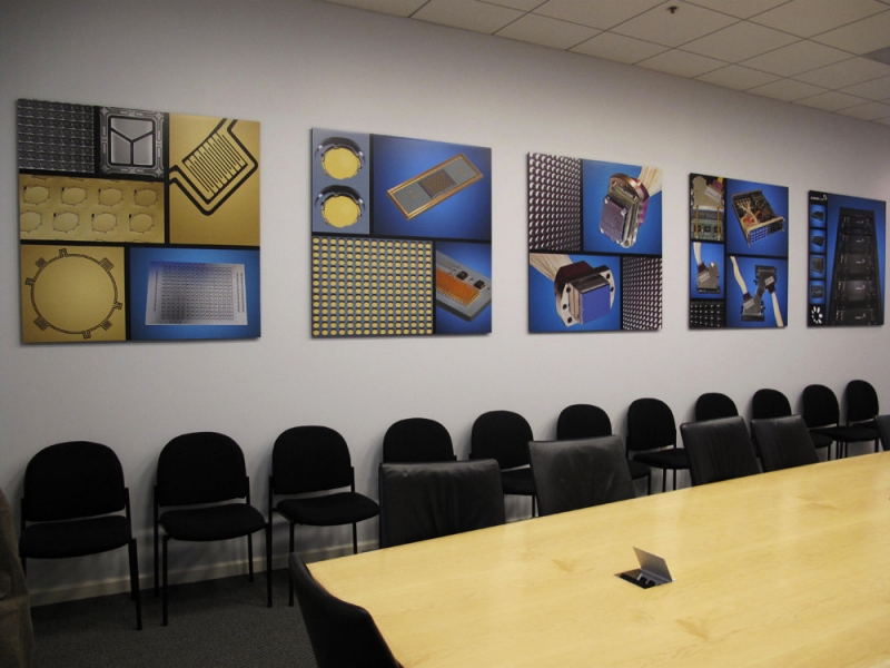 Blow Up Lab's Production of Corporate Office Murals for GG Technologies